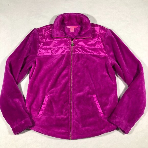 Lilly Pulitzer | Jackets & Coats | Lilly Pulitzer Womens Xs Leona Plush ...
